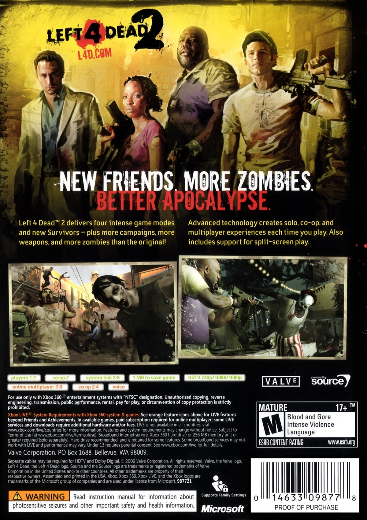 Left 4 Dead 2 | Xbox 360 | CaveGamers