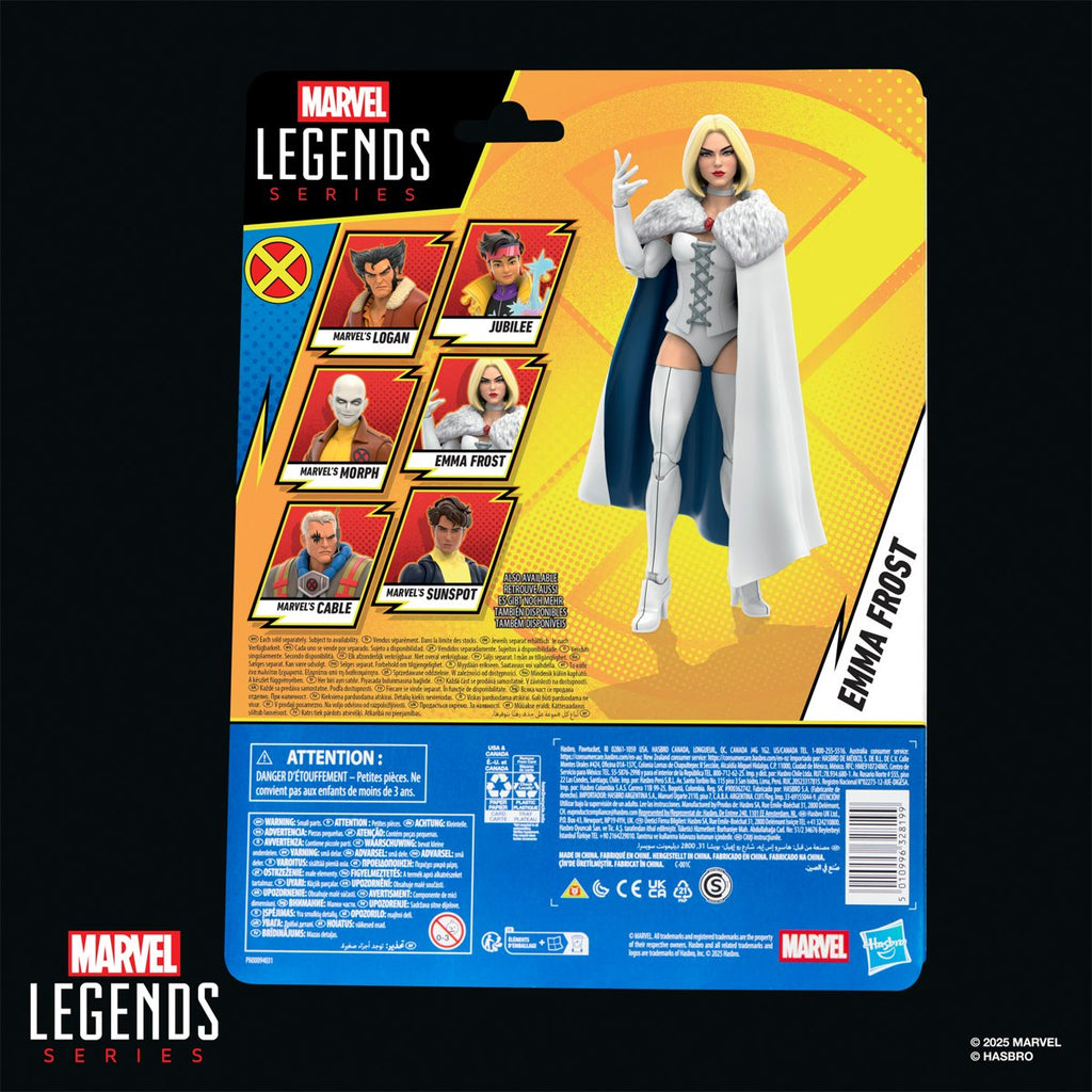 X-Men 97 Marvel Legends 6" Emma Frost Action Figure | CaveGamers